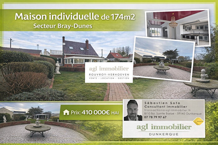 Maison à vendre - Bray-Dunes - 5 pièces - 2 chambres
