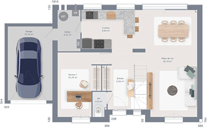 Maisons à vendre et appartements à louer - 3