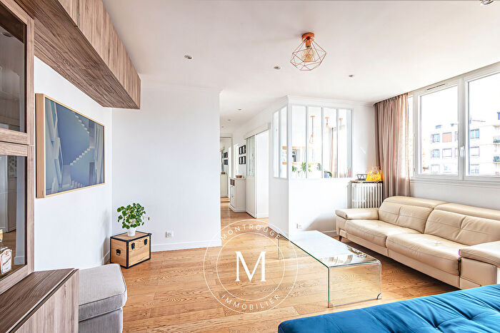 Appartement à vendre - Montrouge, Haut-Mesnil Grand Sud - 3 pièces - 2 chambres
