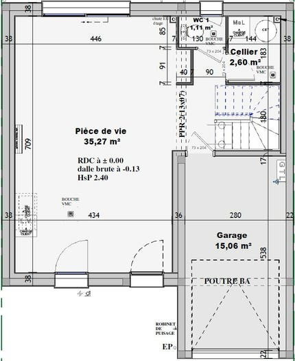 Maison 3 pièces à vendre à Douvres-la-Délivrande