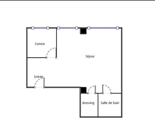 Appartement à vendre - Paris e , Porte de Saint-Cloud, Auteuil-Sud - 1 pièce - 1 chambre
