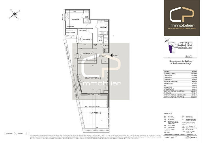 Annecy, Romains - Appartement 4 pièces à vendre
