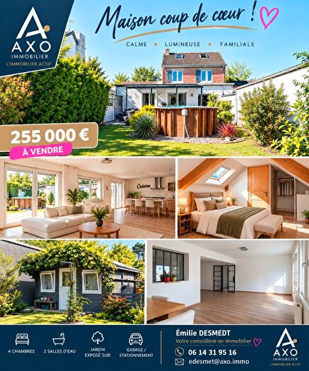 Somain, Centre-ville, Gare, Marécaux : Maison 6 pièces à vendre