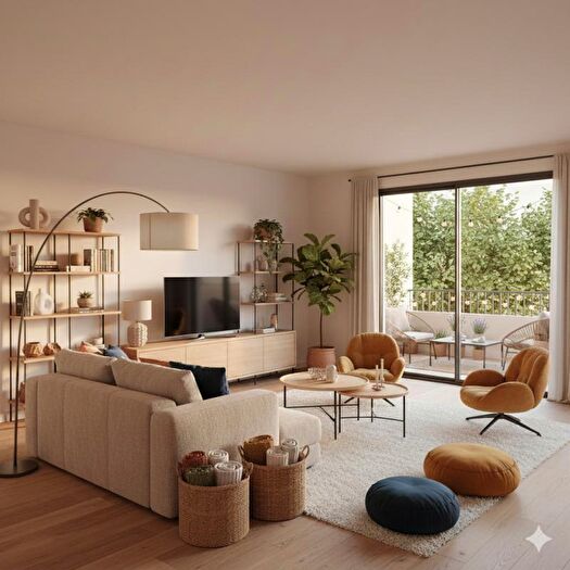 Appartement à vendre - Cachan, La Plaine - 3 pièces - 2 chambres