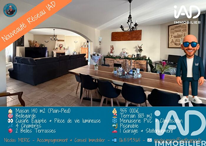 Maison à vendre - Bellegarde - 5 pièces - 4 chambres