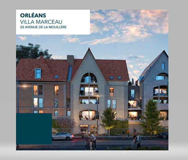 Appartement à vendre - Orléans, La Croix Saint-Marceau, La Mouillère, Pré Pinson - 3 pièces - 2 chambres