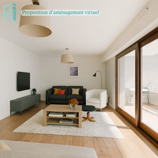 Appartement à vendre - Nancy, Trois Maisons, Saint-Fiacre, Crosne, Vayringe - 3 pièces - 2 chambres