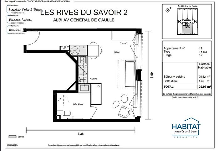 Albi, Centre-ville : Appartement 1 pièce à louer
