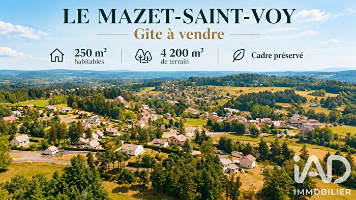Mazet-Saint-Voy : Maison 9 pièces à vendre