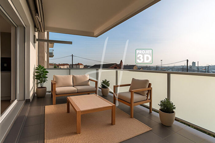 Appartement à vendre - Metz, Nouvelle ville - 4 pièces - 2 chambres