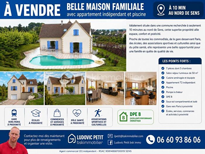 Maison 7 pièces à vendre - Pont-sur-Yonne