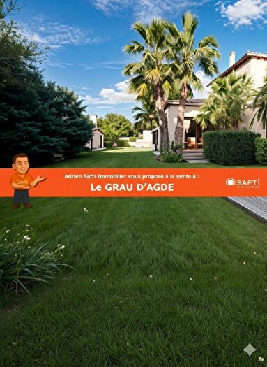 Maison à vendre - Agde, Le Grau dAgde - 7 pièces - 6 chambres