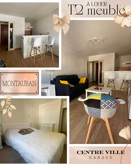 Appartement à louer - Centre Ville, Montauban - 2 pièces - 1 chambre