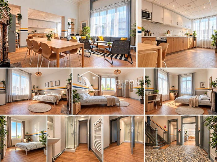 Caulier, Lille - Maison 18 pièces à louer