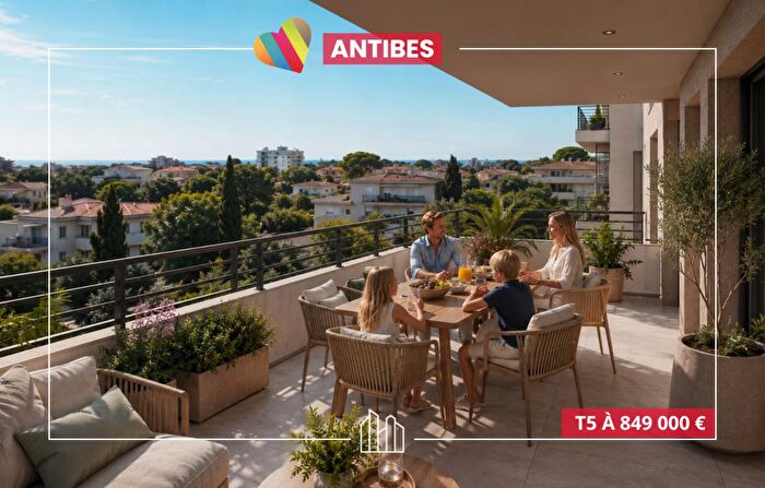 Maison 5 pièces à Antibes, Antibes-les-Pins, Trianon, Le Fournel, Peyregoue, à vendre
