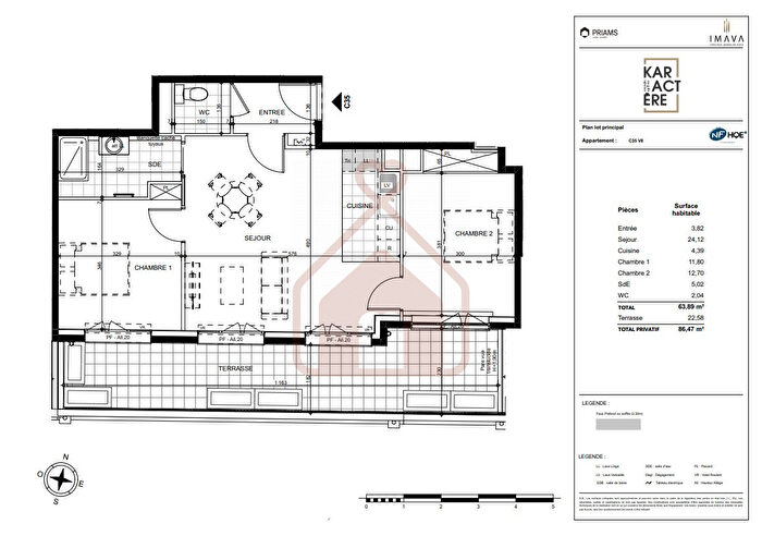 Appartement 3 pièces à vendre à Le Kremlin-Bicêtre, Mairie, Salengro