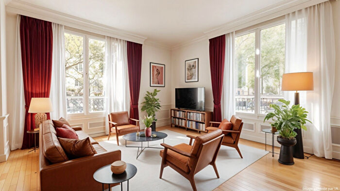 Appartement à vendre - Paris e , Auteuil-Nord, Jasmin, Mirabeau - 4 pièces - 2 chambres