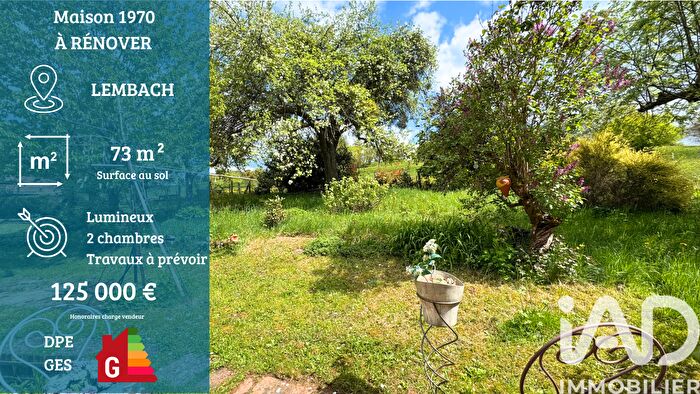 Lembach : Maison 3 pièces à vendre