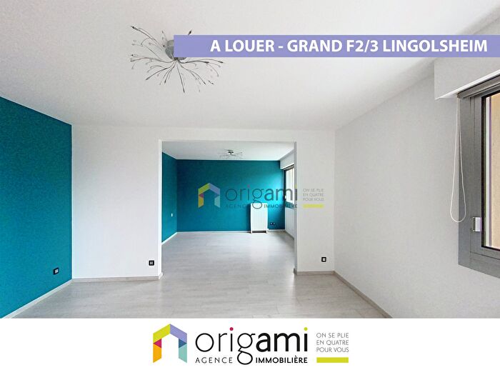 Appartement à louer - Lingolsheim - 2 pièces - 1 chambre