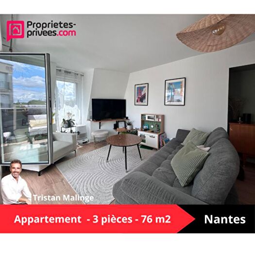 Appartement 3 pièces à Nantes, Hauts-Pavés, Saint-Pasquier, Saint-Félix, Université, à vendre