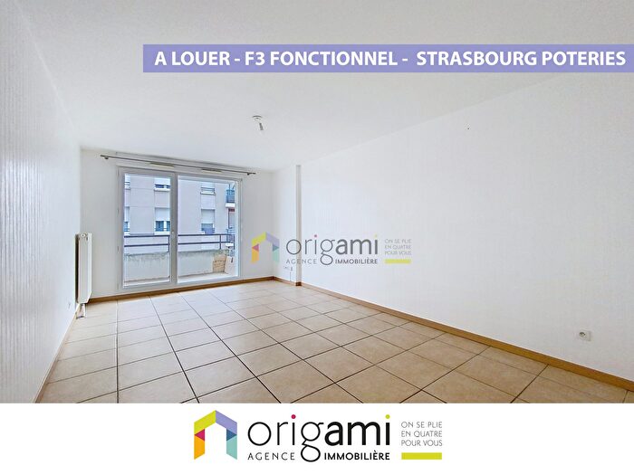 Appartement à louer - Strasbourg - 3 pièces - 2 chambres
