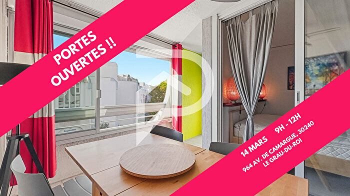 Appartement à vendre - Le Grau-du-Roi, Port Royal, Plage Rive Gauche - 2 pièces - 1 chambre