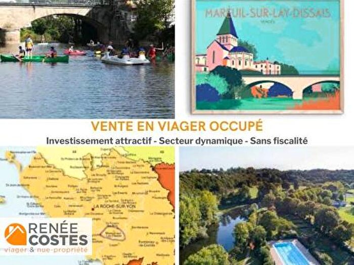 Mareuil-sur-Lay-Dissais - Maison 6 pièces à vendre