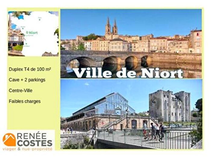 Niort, Centre-ville - Appartement 4 pièces à vendre
