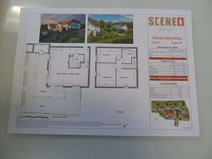 Appartement à vendre - Sillingy - 4 pièces - 3 chambres