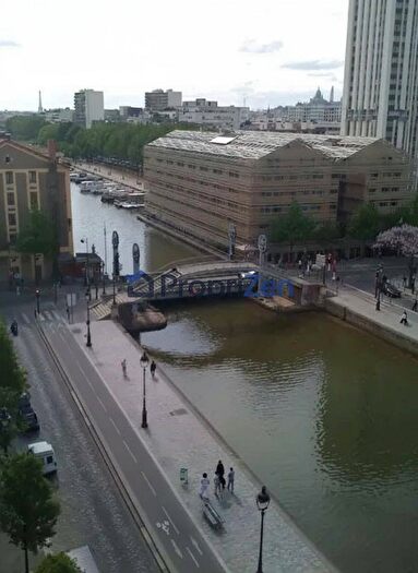 Appartement à louer - Bassin de la Villette, Paris ème arrondissement - 1 pièce