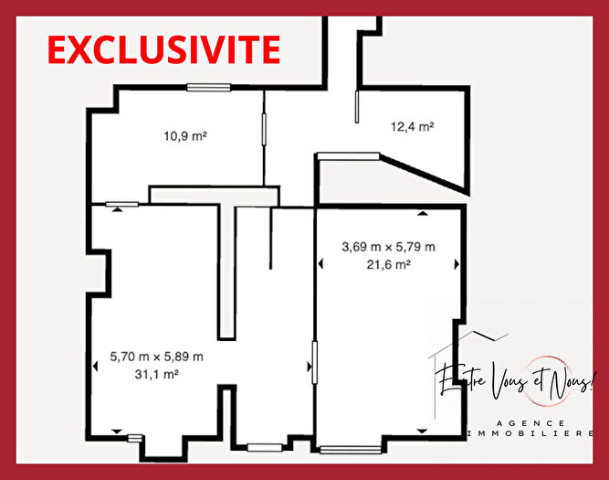 Maison à vendre - Villandraut - 8 pièces - 4 chambres
