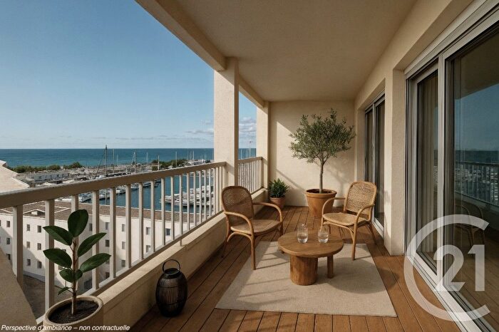 Appartement à vendre - La Grande-Motte, Centre-ville, Port - 3 pièces - 2 chambres