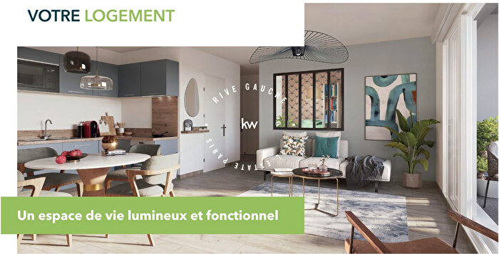 Appartement à vendre - Issy-les-Moulineaux, Les Epinettes, Le Fort, Les Hauts dIssy - 3 pièces - 2 chambres