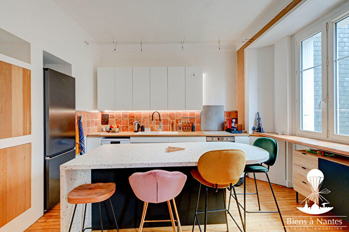 Appartement à vendre - Nantes, Centre-ville - 3 pièces - 2 chambres