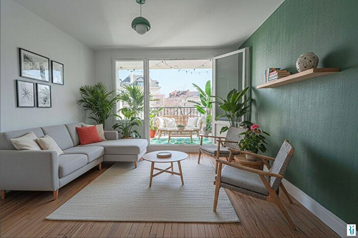 Appartement à louer - Vieux Marché-Cathédrale, Rouen - 3 pièces - 2 chambres