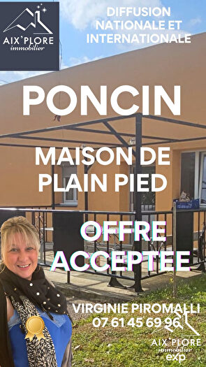 Maison à vendre - Poncin - 4 pièces - 3 chambres