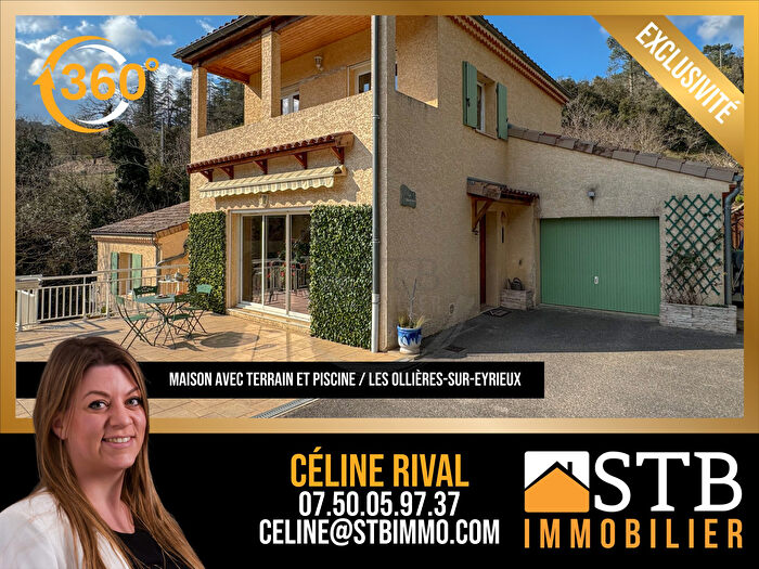 Maison à vendre - Les Ollières-sur-Eyrieux - 6 pièces - 4 chambres