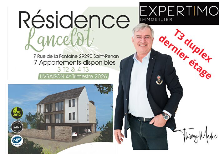 Appartement à vendre - Saint-Renan - 4 pièces - 3 chambres