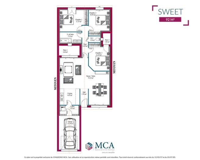 Maisons à vendre et appartements à louer - 3