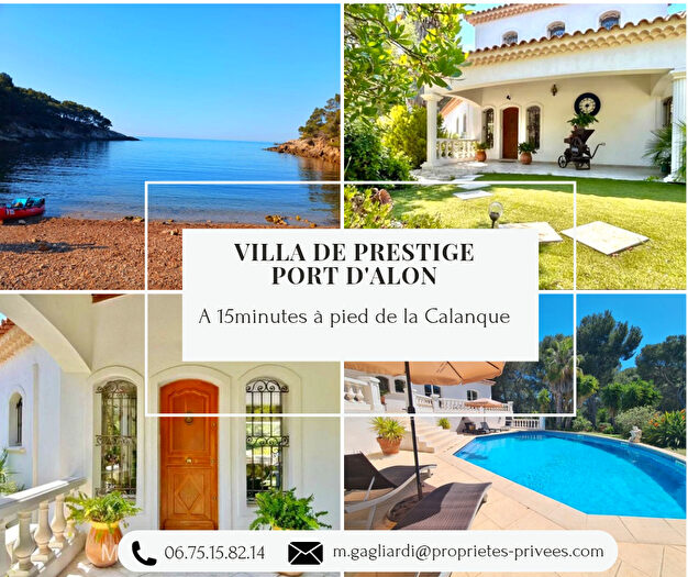 Maison 7 pièces à vendre - Saint-Cyr-sur-Mer, Port d'Alon