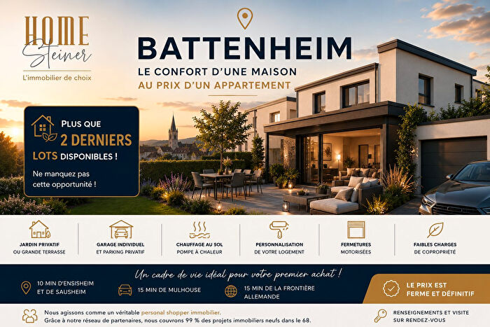 Battenheim : Maison 4 pièces à vendre