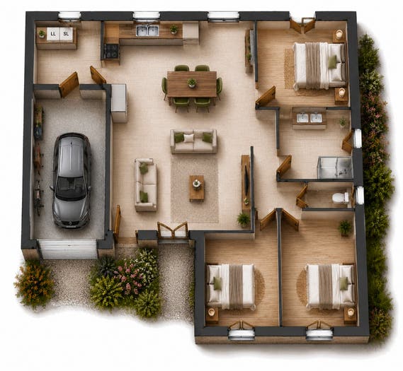 Maisons à vendre et appartements à louer - 3