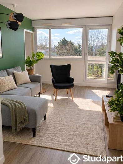 Bottière, Nantes - Appartement 1 pièce à louer