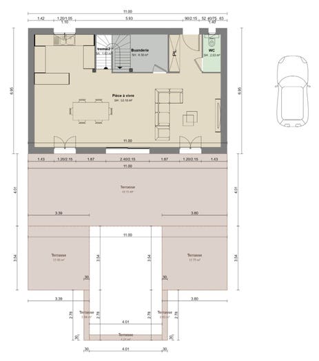 Puget-sur-Argens - Maison 4 pièces à vendre