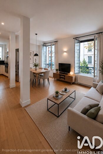 Paris 14ème, Montparnasse, Raspail - Appartement 3 pièces à vendre