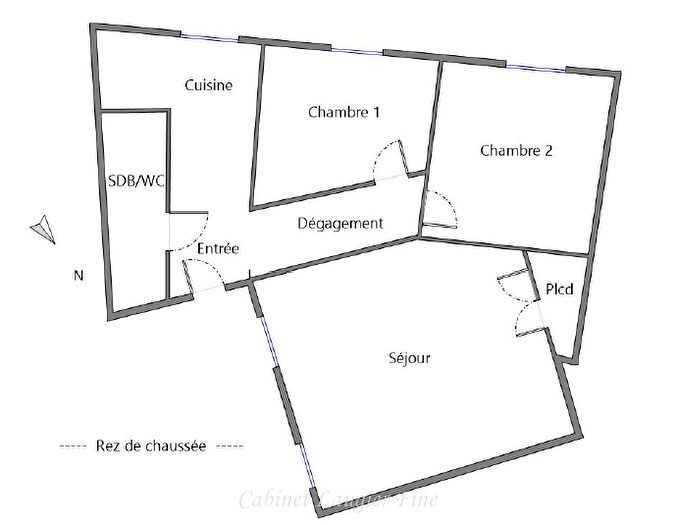 Appartement à vendre - Marseille e , Lodi - 2 pièces - 1 chambre