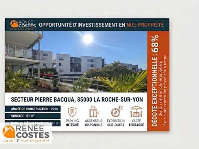 La Roche-sur-Yon, Le Bourg sous la Roche : Appartement 3 pièces à vendre