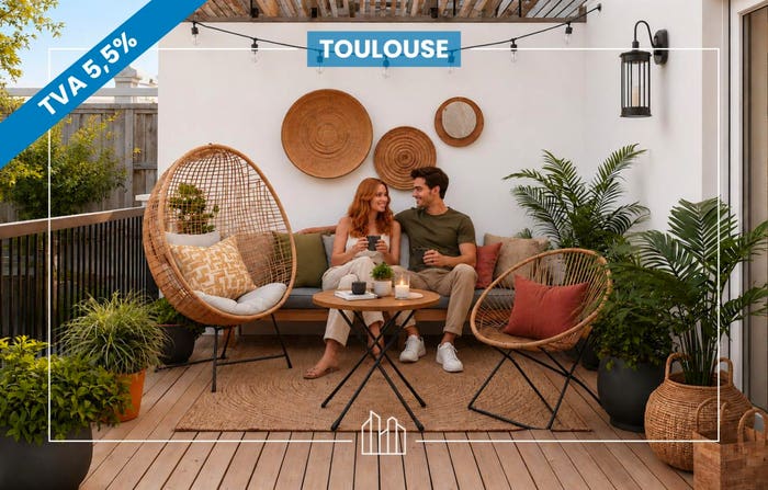 Maison 2 pièces à vendre - Toulouse, La Vache, La Salade