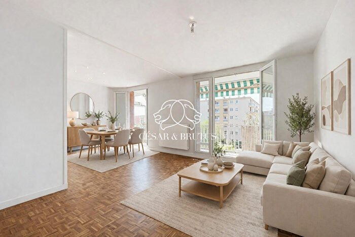 Appartement à vendre - Caluire-et-Cuire, Cuire-le-bas, Cuire-le-Haut - 4 pièces - 2 chambres