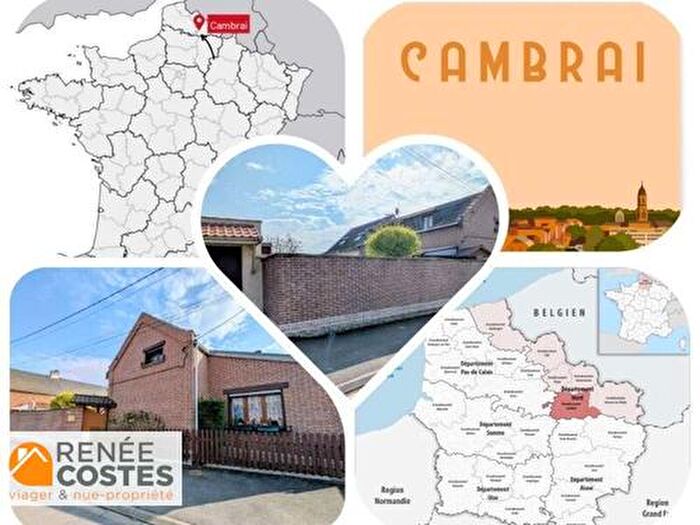 Maison à vendre - Cambrai, Esnes, Guise - 4 pièces - 2 chambres
